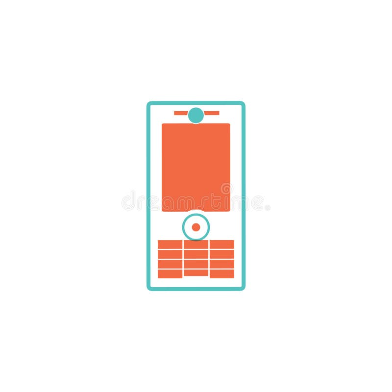 Mobile Phone. Vector Illustration Decorative Design Stock Vector ...