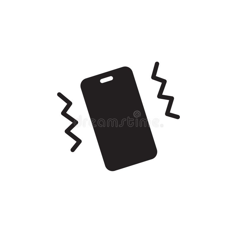 Mobile Phone Vibrating Icon Web Design in Vector Stock Vector ...