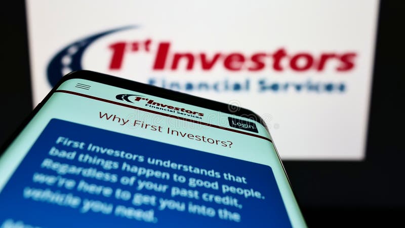 Mobile Phone with Website of First Investors Financial Servicing Group ...