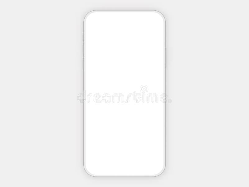 Mockup Smartphone Blank Screen. Blank Template UI UX for Presentation ...