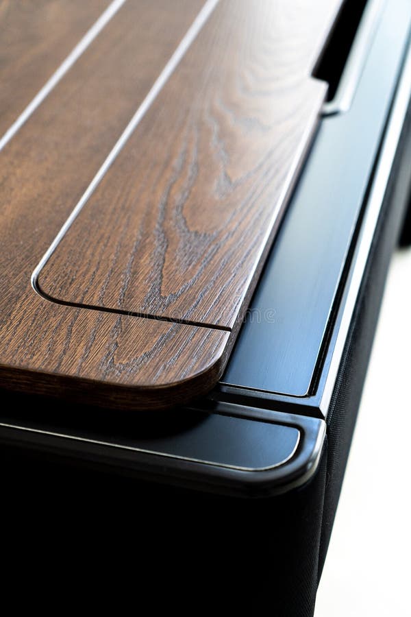 Mobile Phone with Wireless Charger on Table. Modern Workplace Accessory ...