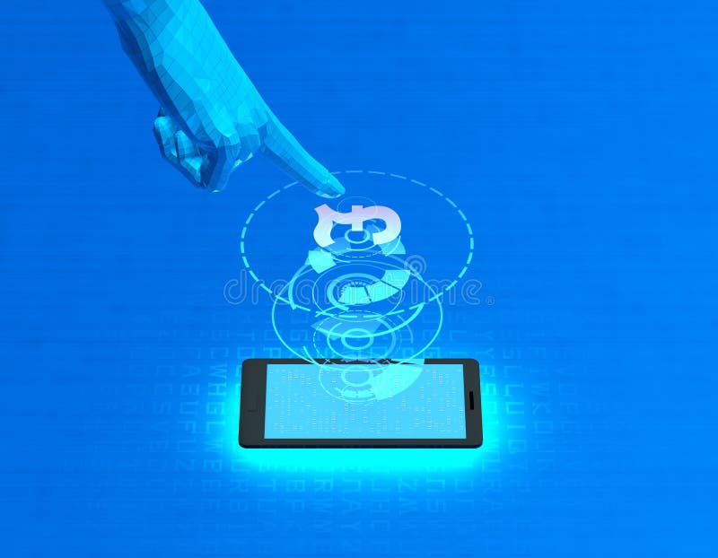 Mobile Phone Wireless Payment and Pound Sign, Wireless Network ...