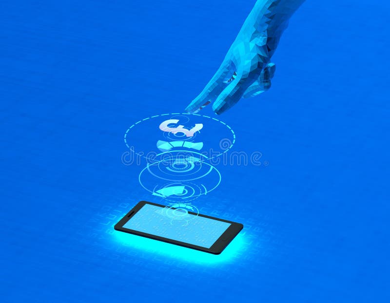 Mobile Phone Wireless Payment and Pound Sign, Wireless Network ...