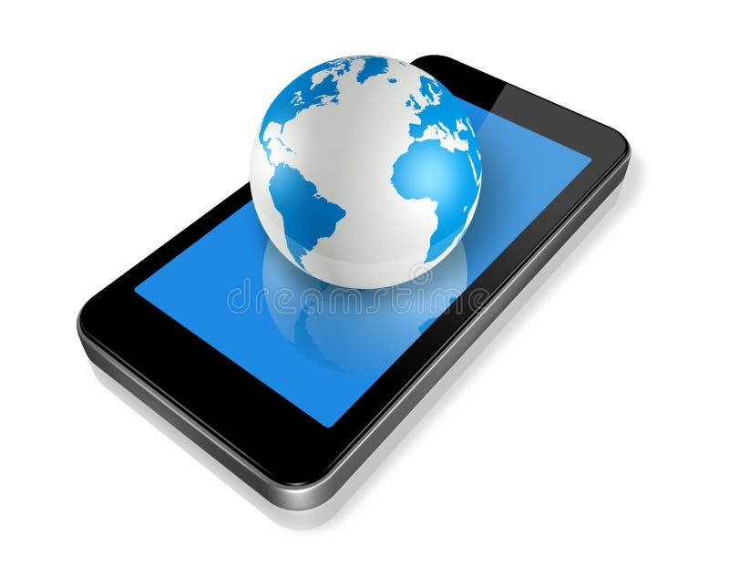 Globe Phone World Stock Illustrations – 15,375 Globe Phone World Stock ...