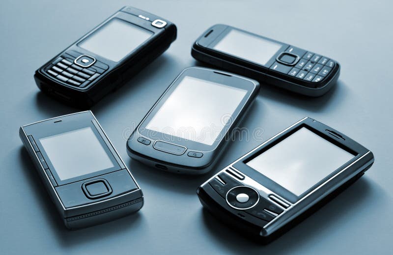 Mobile phones stock image. Image of mobile, cell, phone - 19193893
