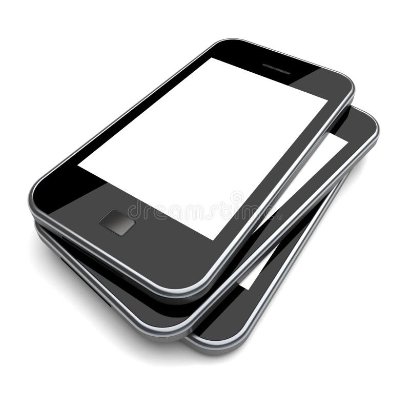 Cell Phone stock vector. Illustration of conversation - 9403263