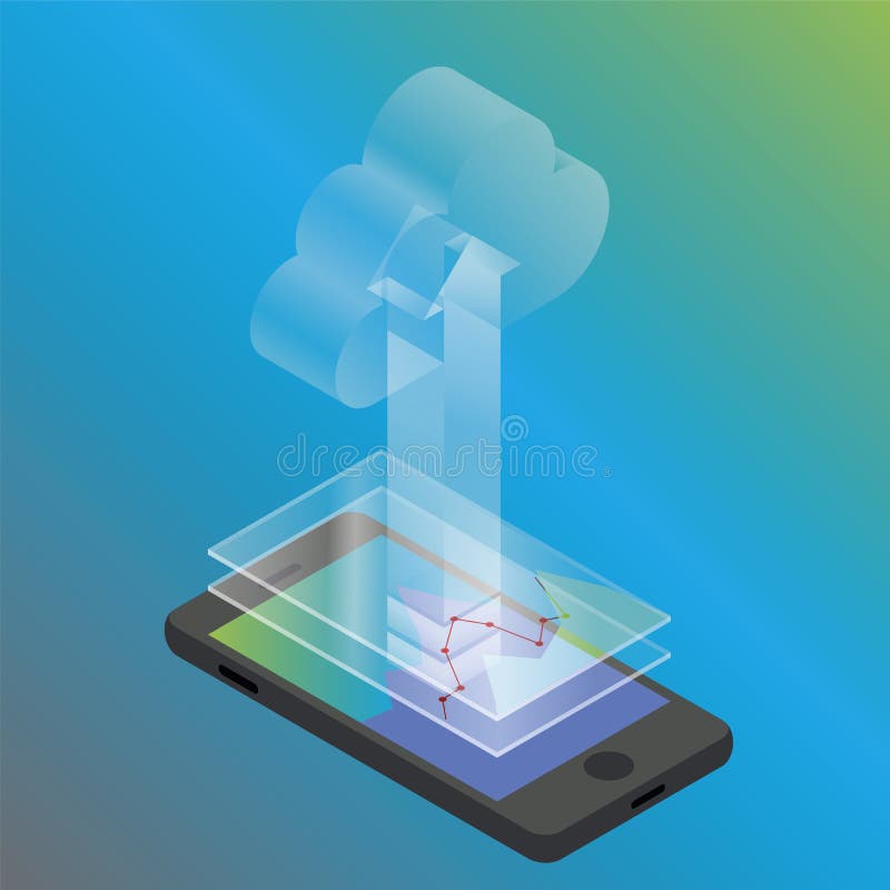 Smart Phones Concept - Cloud Computing Stock Vector - Illustration of ... Smart Phones Concept - Cloud Computing Stock Vector - Illustration of ...