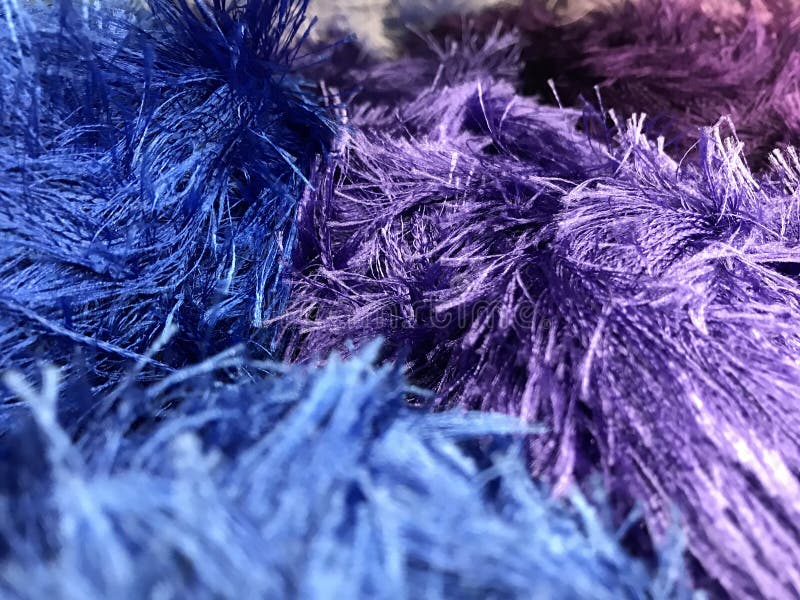 Texture of Fluffy Shiny Yarn in Pink Shades. Stock Image - Image of ...