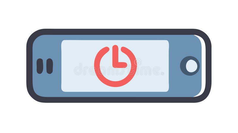 Mobile Power Schedule and Battery Management Icon, Vector Design ...