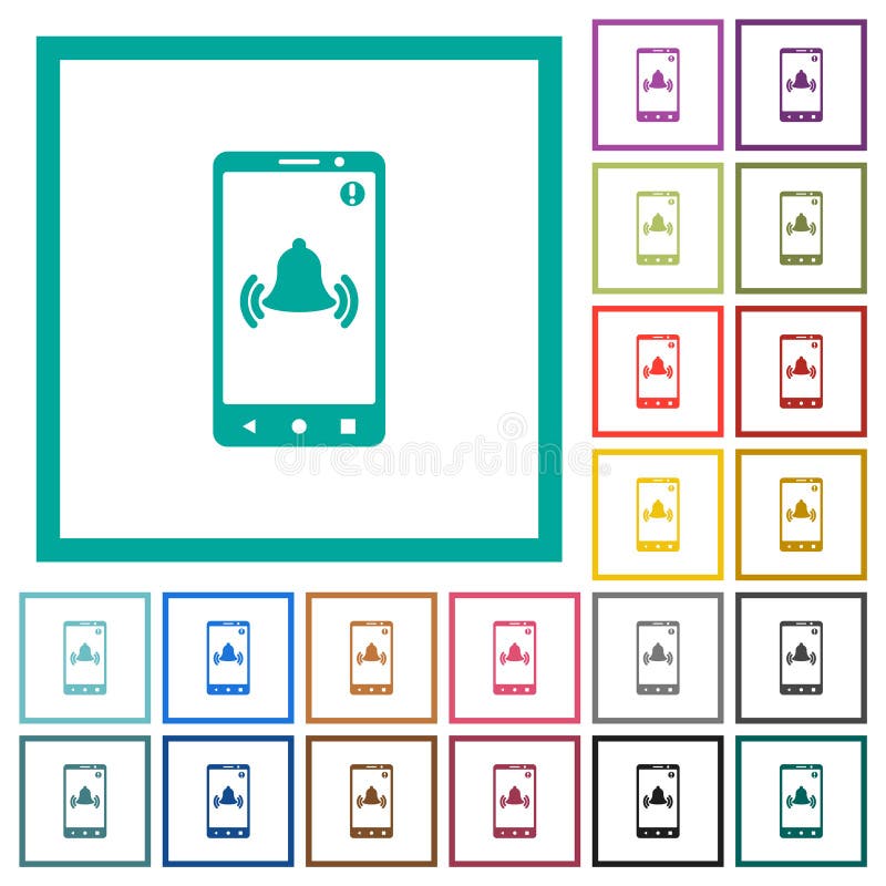 Icons Push Notification Stock Illustrations – 1,267 Icons Push ...