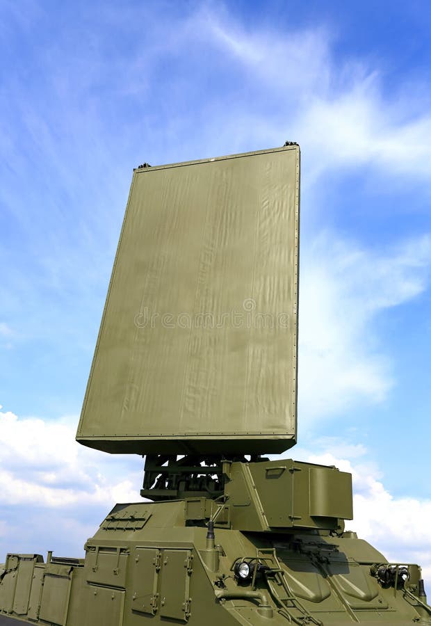 Mobile Radar Station or Airspace Control Stock Photo - Image of control ...