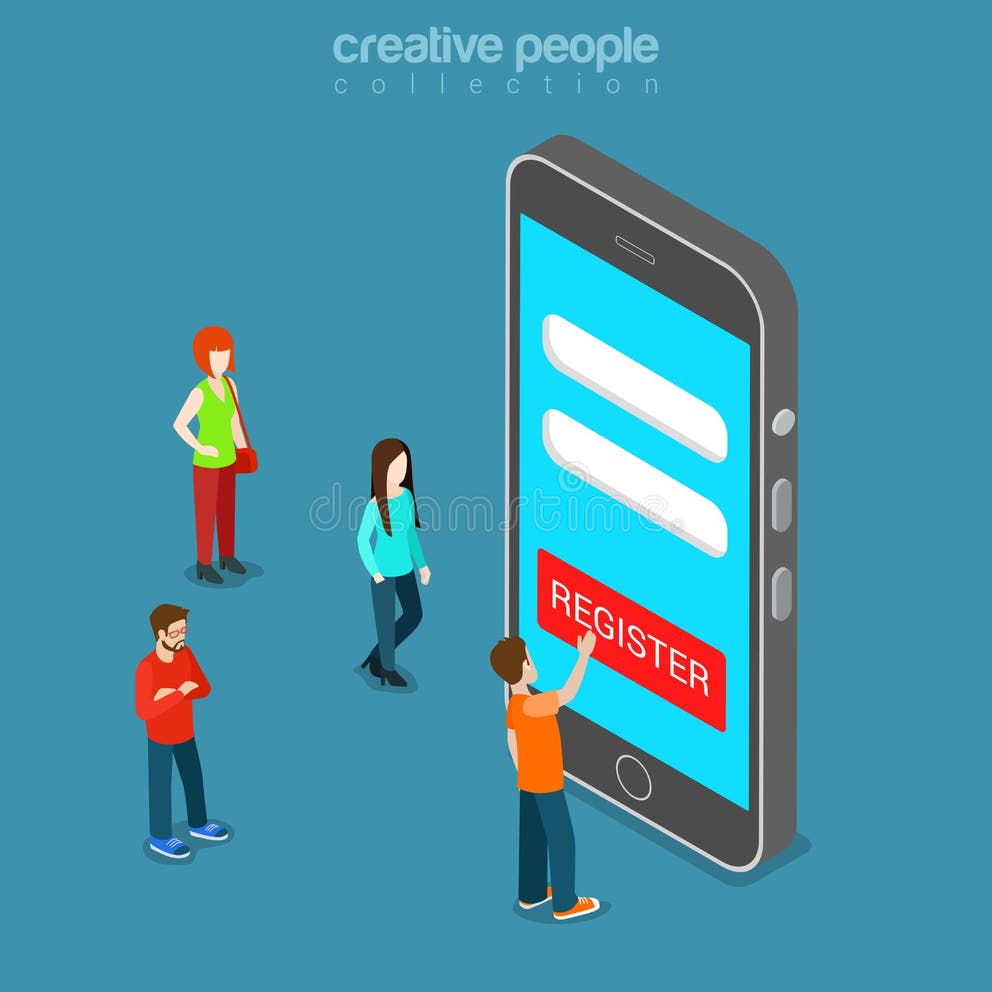 Mobile Data Collection Stock Illustrations – 34,975 Mobile Data ...