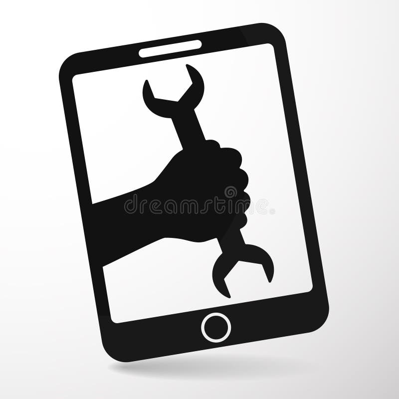 Mobile repair stock vector. Illustration of touch, cellular - 88770014