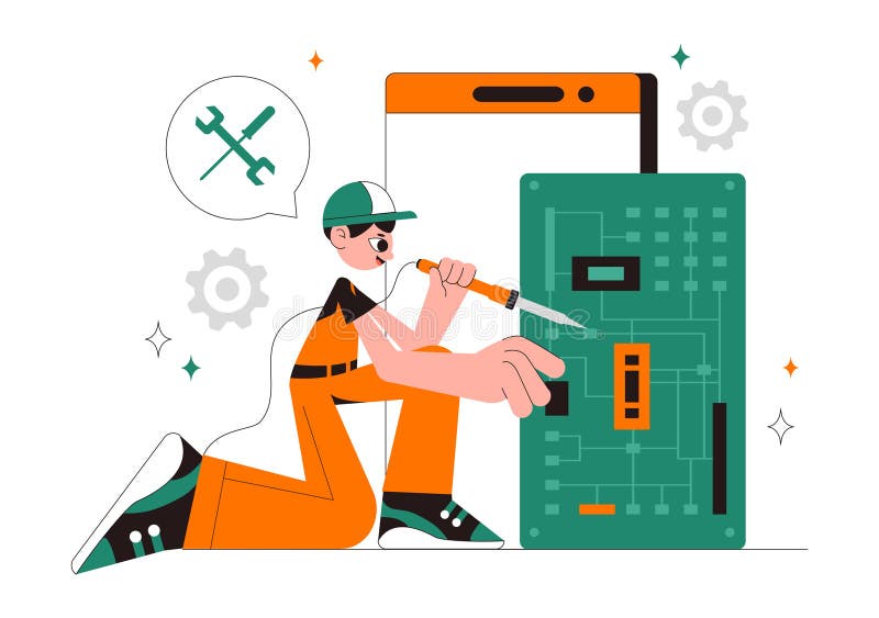 Repair Vector Illustration Stock Illustrations – 397,727 Repair Vector Illustration Stock ...