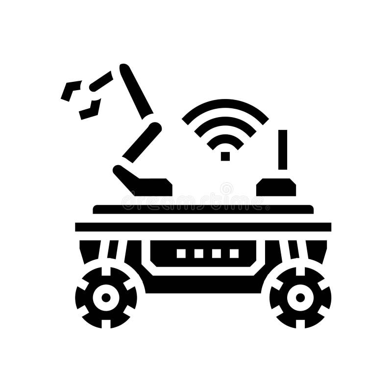 Robot Autonomous Concept. Many AI Cyborg Android Working with Laptop in ...