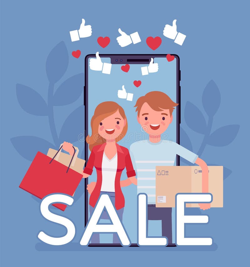 Happy Consumers Stock Illustrations – 320 Happy Consumers Stock ...