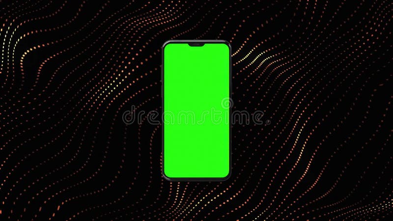 Smartphone Mockup Pop Up Slide Down Zooming 4K Green Screen Animation ...