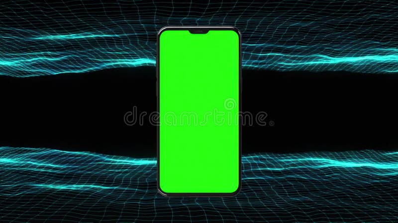 Smartphone Mockup Pop Up Slide Down Zooming 4K Green Screen Animation ...