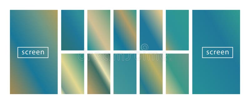 Mobile Screen Lock Display Collection of Colorful Backgrounds in Trendy ...