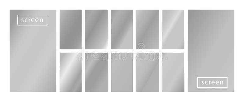 Mobile Screen Lock Display Collection of Colorful Backgrounds in Trendy ...