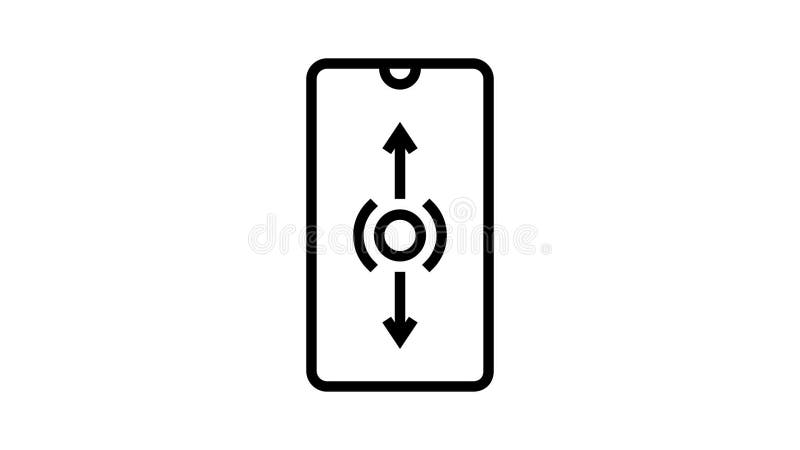 Mobile Scroll Color Icon Animation Stock Video - Video of shape, screen ...