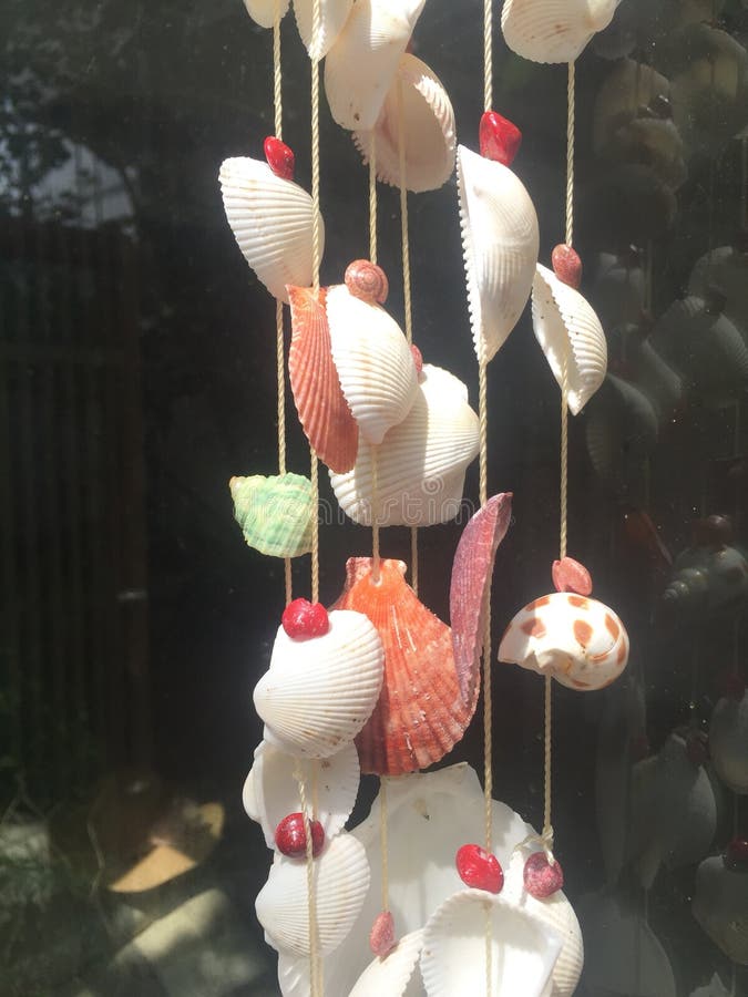 Mobile Seashells ,Mobile Shells Stock Image - Image of mobile, handmade ...