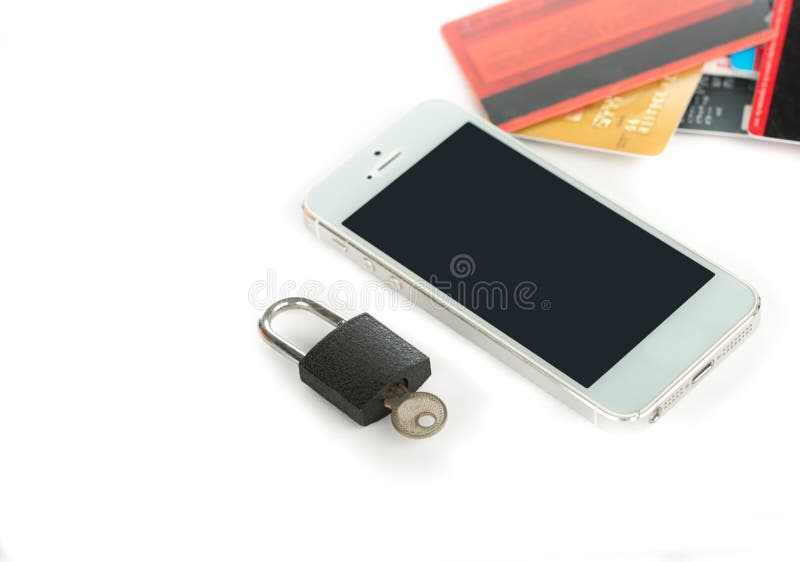 Mobile Security Application Interface Concept Stock Photo - Image of ...