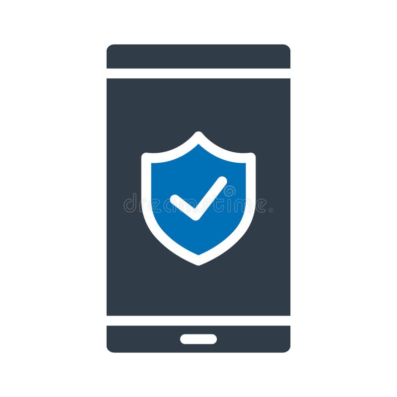 Mobile Security Isolated Vector Icon Which Can Easily Modify or Edit ...