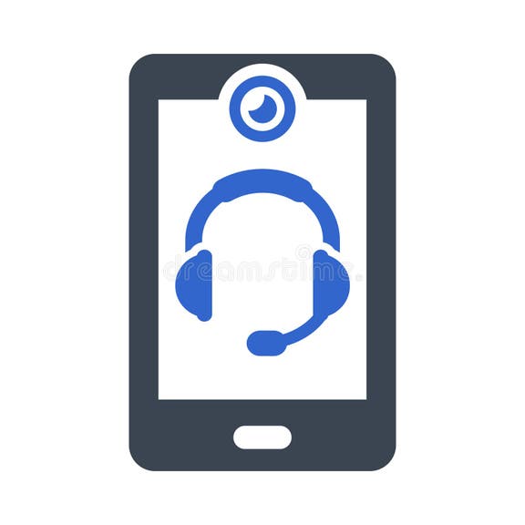 Mobile service icon stock vector. Illustration of service - 268270183