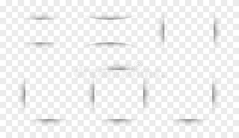 A Set of Vector Realistic Shadow Effects for Different Shapes and ...