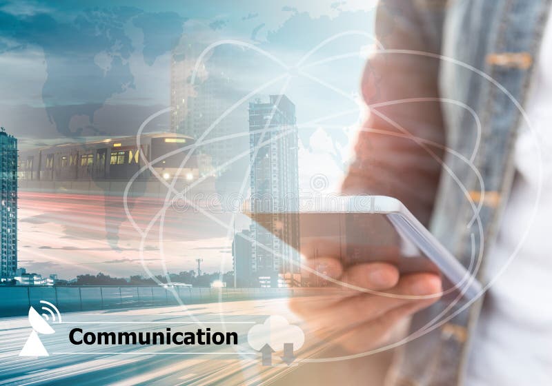 Mobile smart phone stock image. Image of mobile, network - 99598227