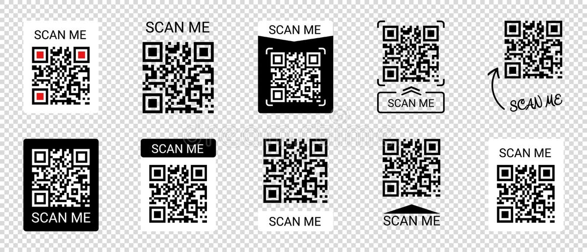 Transparent Scan Me Stock Illustrations – 8 Transparent Scan Me Stock ...