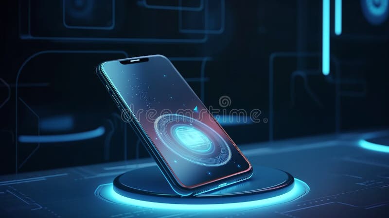 Mobile Smartphone Technology Inspired Background for Modern Designs ...