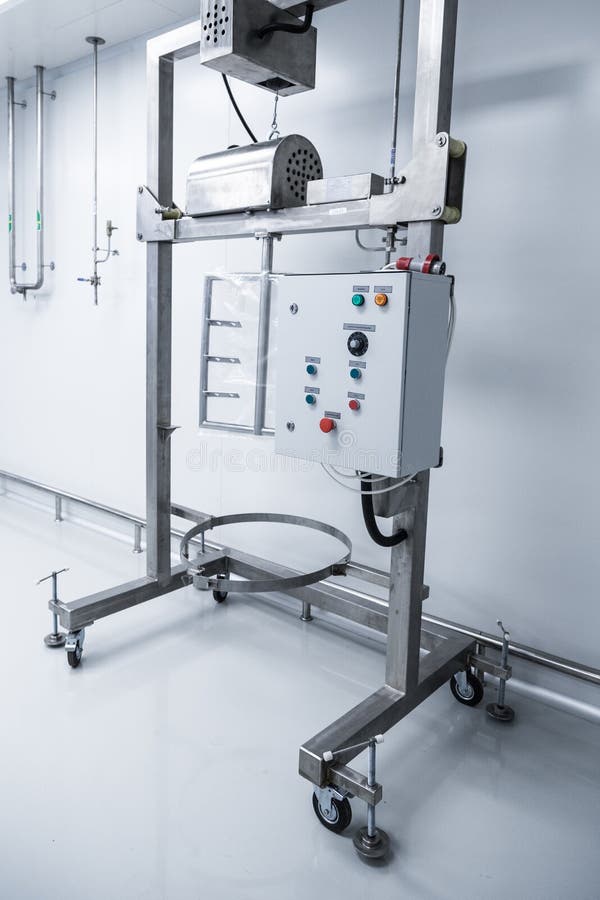 Mobile Stand with Control Panel, Equipment Stock Photo - Image of room ...