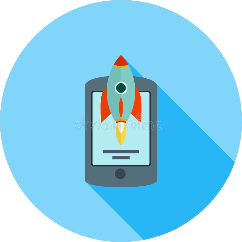 Mobile App Startup. Development Mobile Application Stock Vector ...