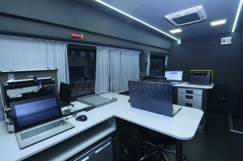 Mobile State Administrative Services Office Set in the Interior of Mini ...