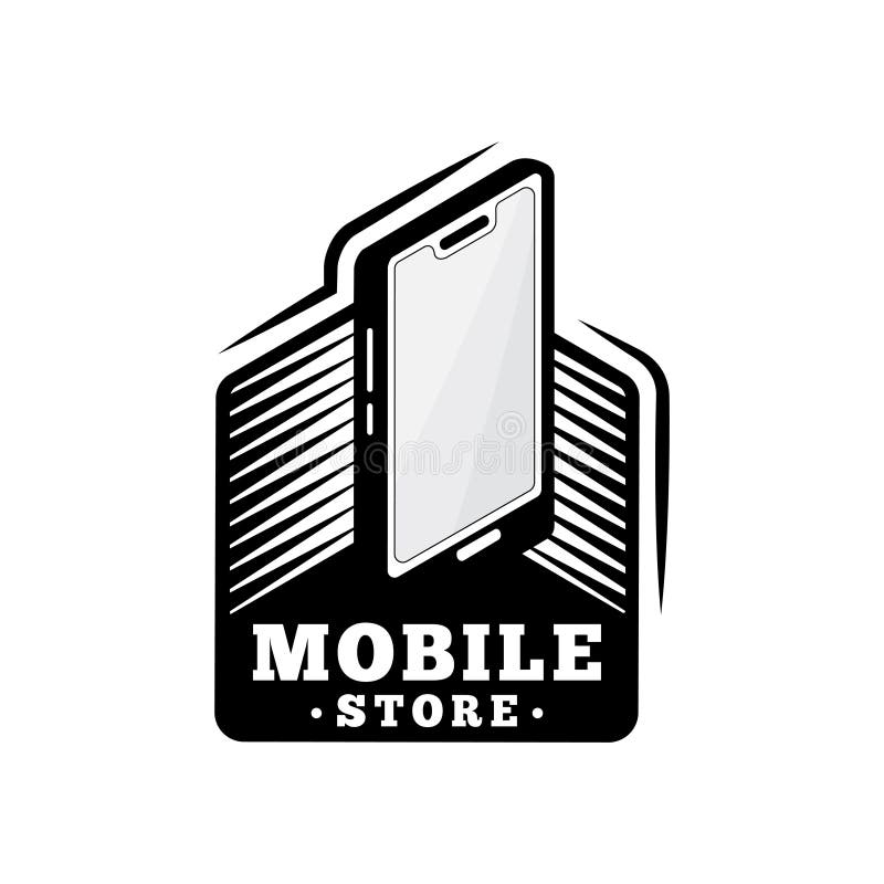 Mobile Store Logo Design Template. Mobile Phone Vector And Illustration ...