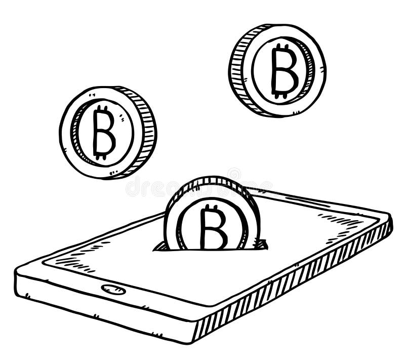Bitcoin Hand Drawn Sketch Stock Illustrations – 383 Bitcoin Hand Drawn ...