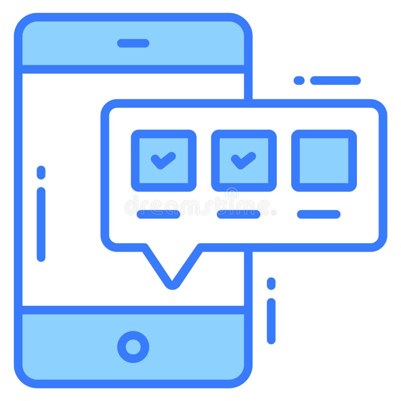 Mobile Survey Icon, Survey and Feedback, Modern Vector Illustration ...