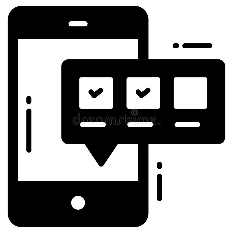 Mobile Survey Icon, Survey and Feedback, Modern Vector Illustration ... Mobile Survey Icon, Survey and Feedback, Modern Vector Illustration ...