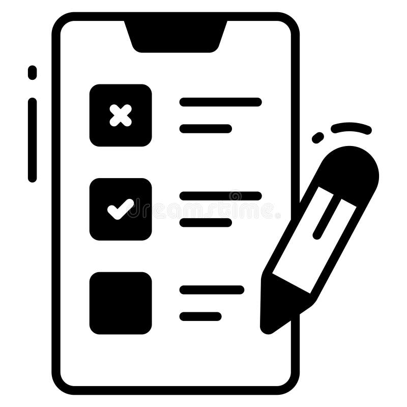 Mobile Survey Icon, Survey and Feedback, Modern Vector Illustration ... Mobile Survey Icon, Survey and Feedback, Modern Vector Illustration ...