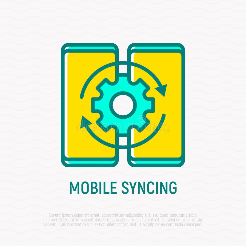 Mobile Syncing Stock Illustrations – 559 Mobile Syncing Stock ...