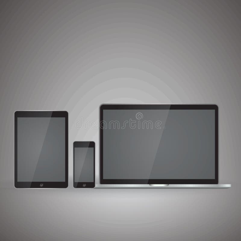 Mobile Technology Concept. Vector Illustration Decorative Design Stock ...