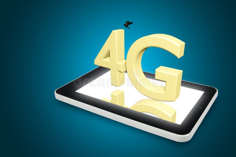 Mobile Telecommunication Cellular High Speed Data Connection Con Stock ...