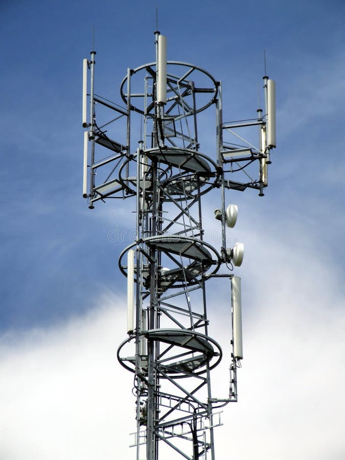 Mobile Telecommunication Technology Stock Photo - Image of call ...