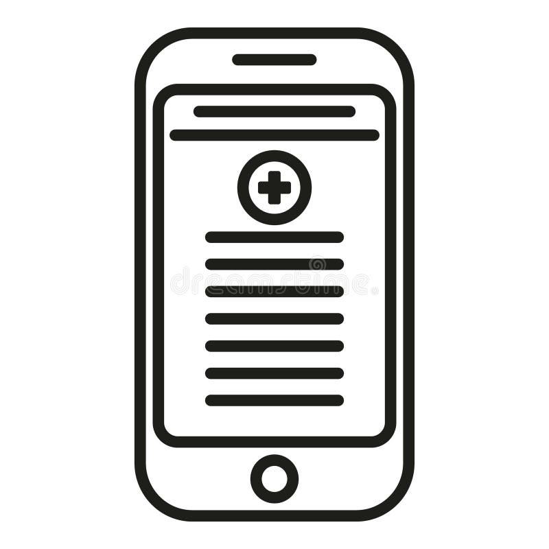 Mobile Test Result Icon Outline Vector. Lab Sample Stock Vector ...