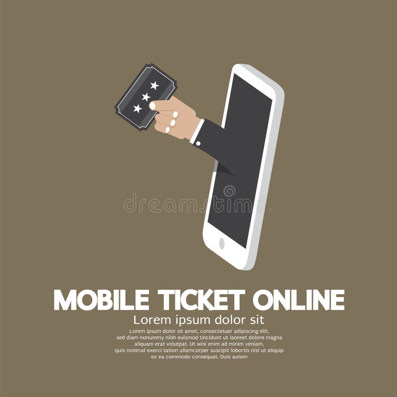 Mobile Ticketing Stock Illustrations – 111 Mobile Ticketing Stock ...