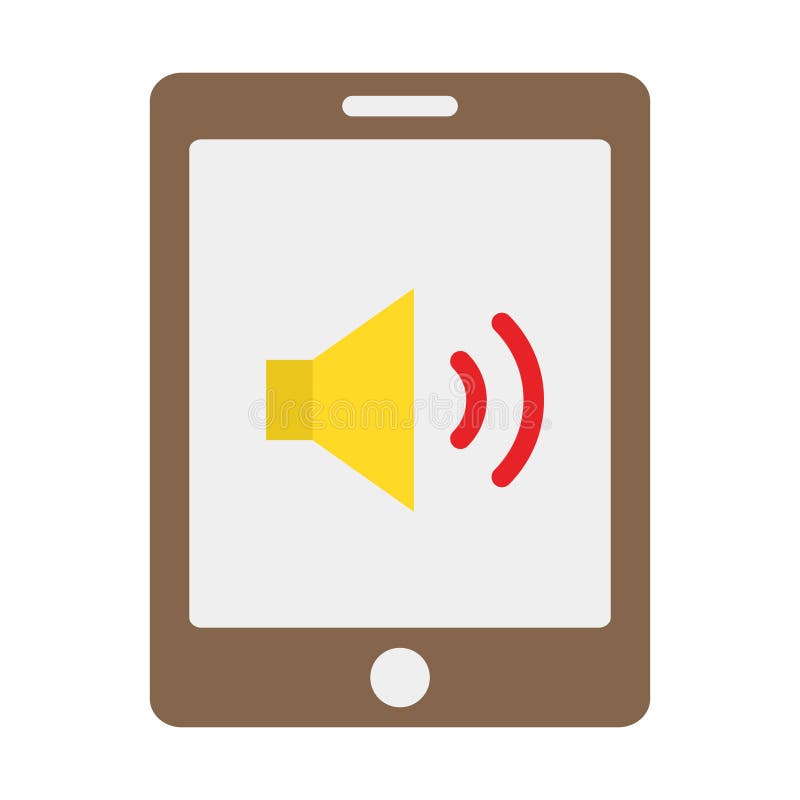 Mobile Tone, Mobile Volume Vector Icon Which Can Easily Modify Stock ...