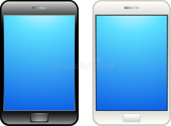 Mobile Touch Phone stock vector. Illustration of cellphone - 13145202