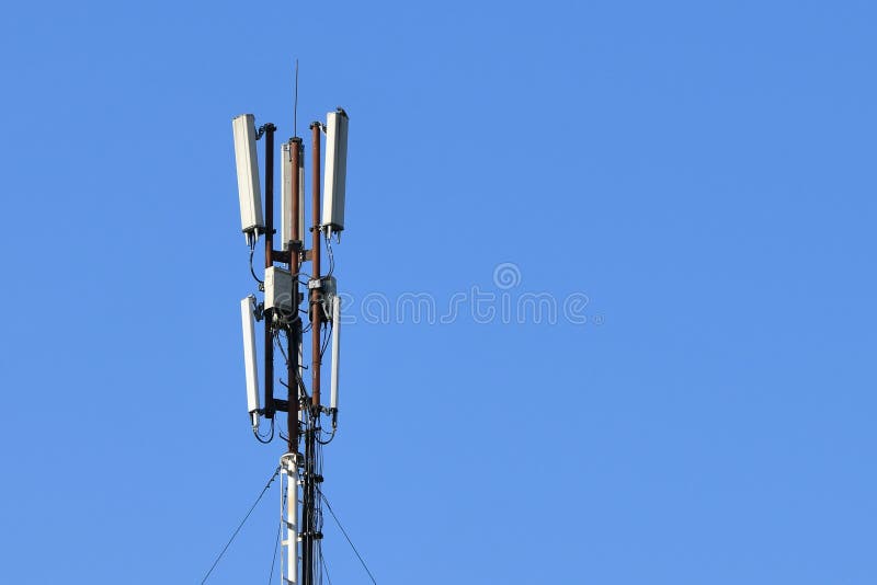 5g Connection.Mobile Tower. Mobile Connection. High Speed Internet ...